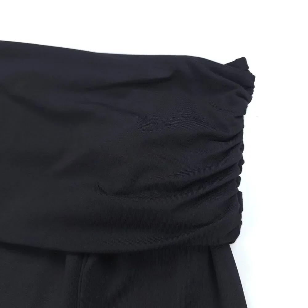 Meshki | Tops | New Meshki Lucinda Off Shoulder Top Black Minimal ...